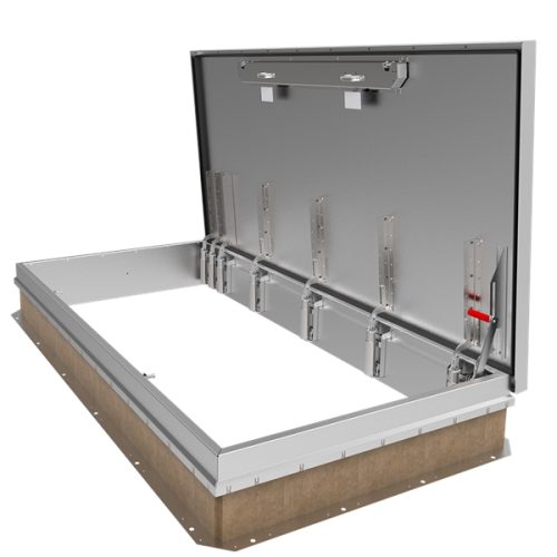 Bilco L-50 30x96 Aluminum Roof Hatch | Commercial Roofing Specialties