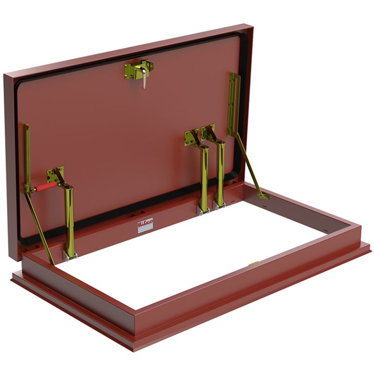 Galvanized Steel Roof Hatches - Commercial Roofing Specialties